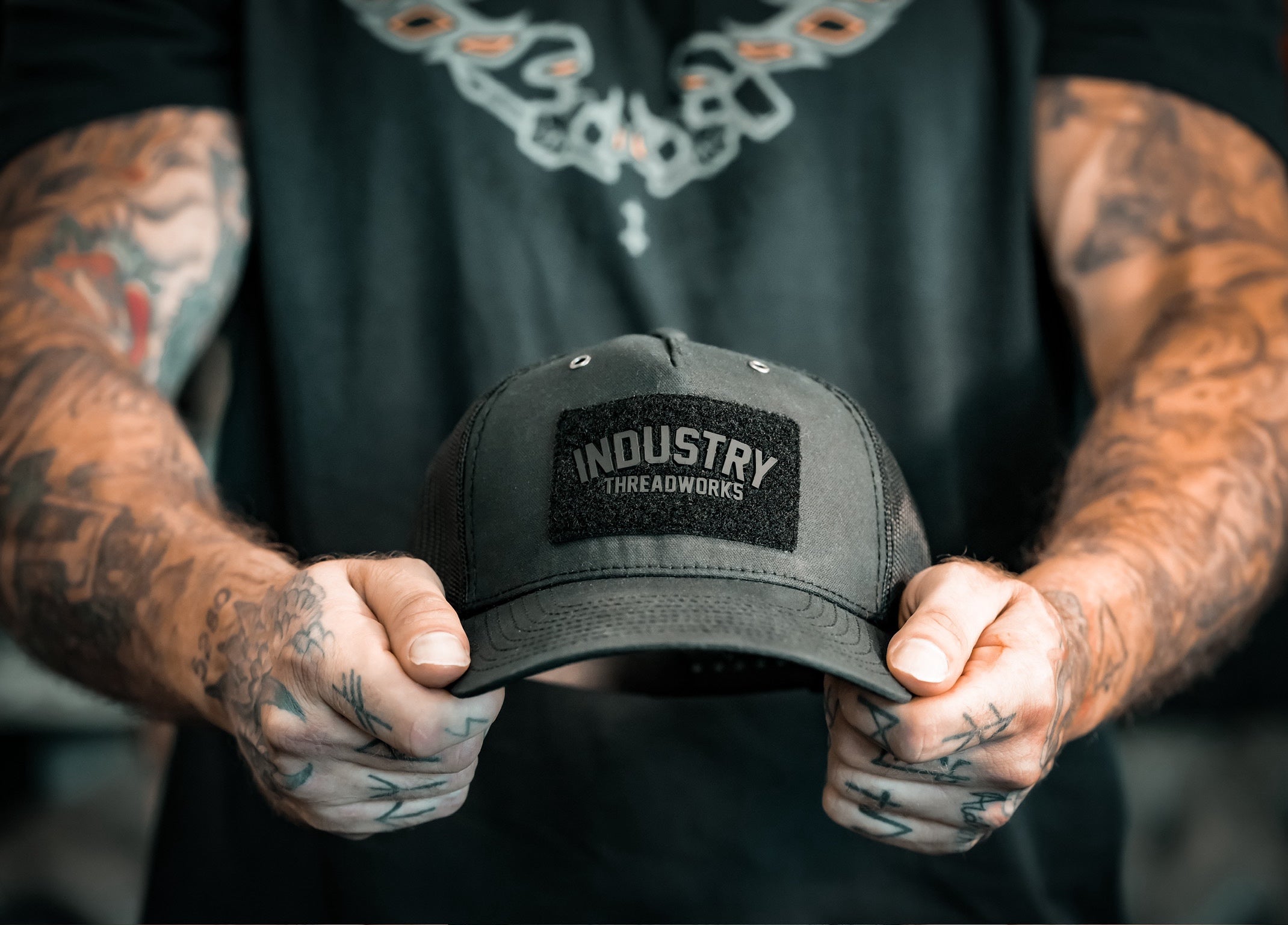 Shift Trucker Hat - Black Waxed Canvas – Industry Threadworks